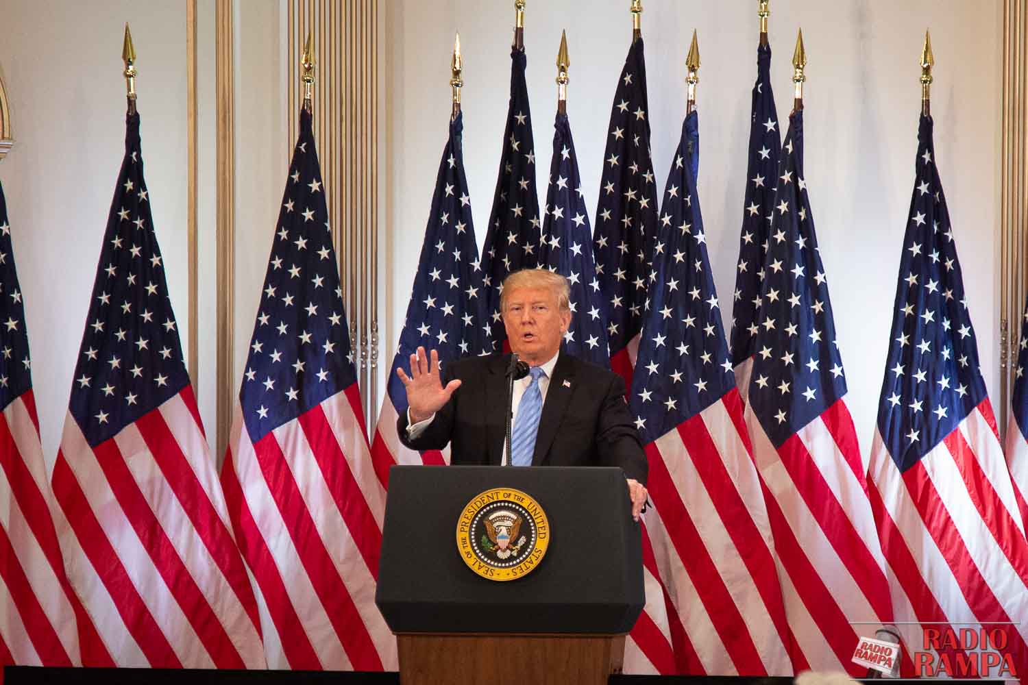 Donald Trump's New York Press Conference after United Nations General ...